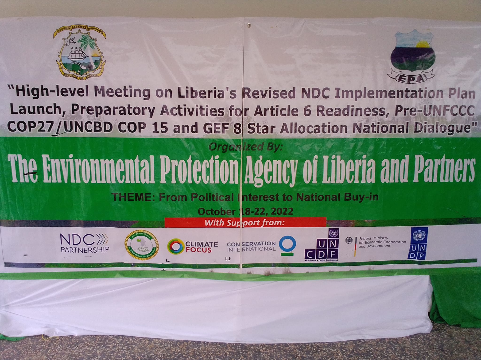 GoL And Partners Hold High-level Meeting On Liberia NDC Implementation ...